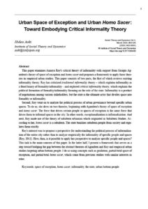 [Electric data] 04_P003 Urban Space of Exception and Urban Homo Sacer ...